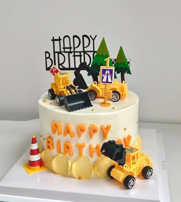 Construction Vehicle Cake - De Taste - customize Cakes Singapore